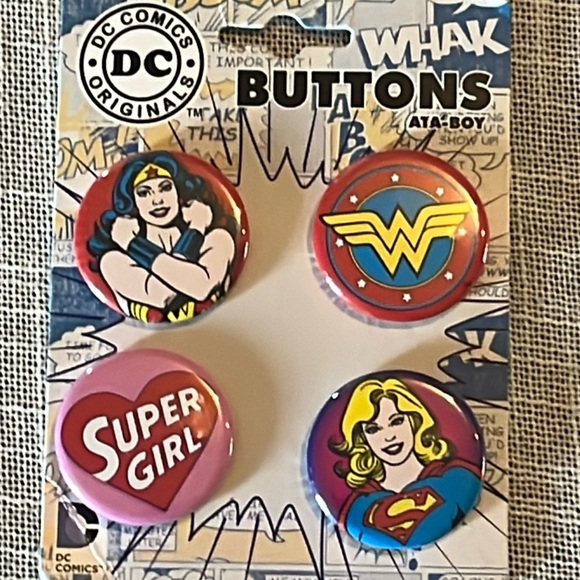DC Comics | Accessories | Dc Comics Wonder Woman Super Girl Super ...